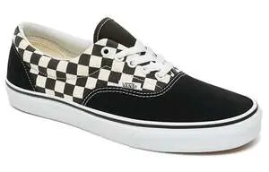 VANS Era Primary Check Lace-up Sneakers - Black