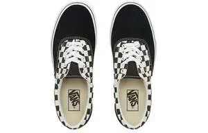 VANS Era Primary Check Lace-up Sneakers - Black