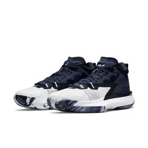 JORDAN Air Zion 1 Tb Basketball Sneakers - Dark Blue/white