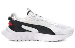 PUMA Wild Rider 'art Of Sport' Low Top Sneakers - White/black/red