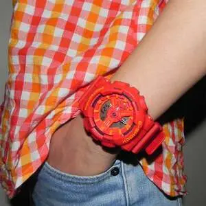 Casio G-shock Digital-analog Watch - Red/orange