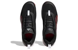 Adidas Avacourt Clay Court Athletic Sneakers - Black/red