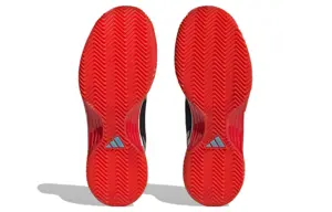 Adidas Avacourt Clay Court Athletic Sneakers - Black/red