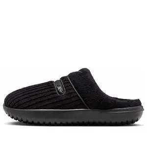 Nike Burrow Zip Up Slipper - Black/anthracite