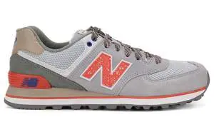 NEW BALANCE 574 Sneakers - Grey/orange