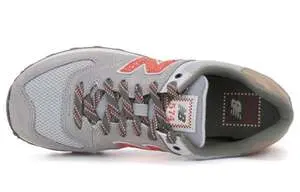 NEW BALANCE 574 Sneakers - Grey/orange