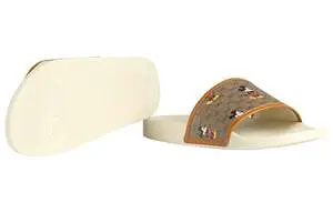 Gucci Disney X Mickey Mouse Gg Slides - Brown