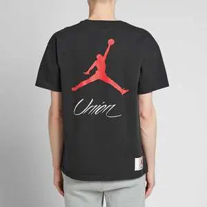 JORDAN X Union Nrg Vault Aj Flight Jumpman Tee - Black