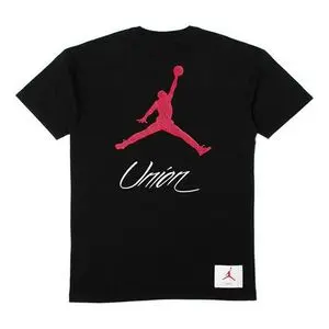 JORDAN X Union Nrg Vault Aj Flight Jumpman Tee - Black