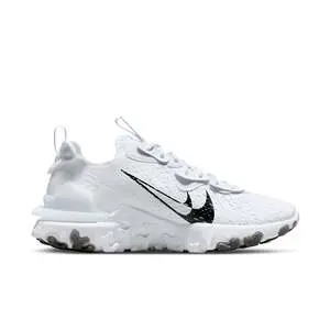 Nike React Vision "double Swoosh" Sneakers - White/black