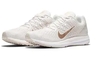 Nike Zoom Winflo Running Shoe - White/gold
