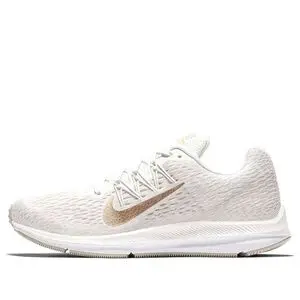 Nike Zoom Winflo Running Shoe - White/gold