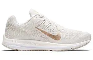 Nike Zoom Winflo Running Shoe - White/gold