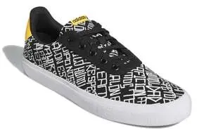 Adidas Messi X Vulc Raid3r 'all Over Print' Lace Up Sneakers - Black/white/orange