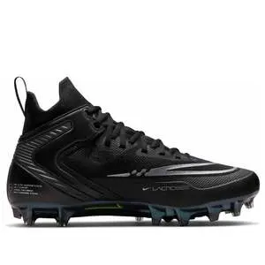 Nike Alpha Huarache 8 Elite Mid-top Cleats - Black