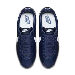 Nike Cortez Leather Sneakers - Blue/white