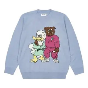 PALACE Dog And Duck Knit - Blue