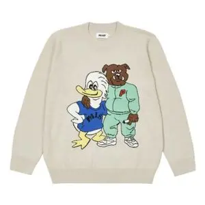 PALACE Dog And Duck Knit - Cream