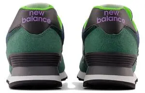 NEW BALANCE 574 Athletic Sneakers - Green/purple