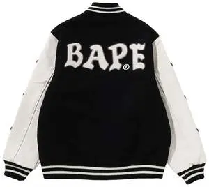 A BATHING APE Relaxed Fit Varsity Jacket