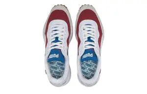 PUMA Style Rider Warm Texture Sneakers - White/gray/red