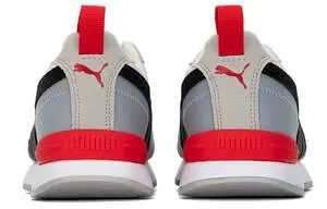 PUMA R78 Mesh Casual Sneakers - Gray/black/red