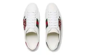 Gucci Ace Embroidered Snake Sneakers