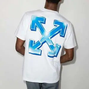 Off-White Ss22 Logo Printing Arrow Short Sleeve White