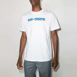 Off-White Ss22 Logo Printing Arrow Short Sleeve White - Multi-color