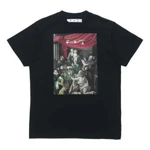 Off-White Caravaggio Painting Arrows Short Sleeve Tee - Black