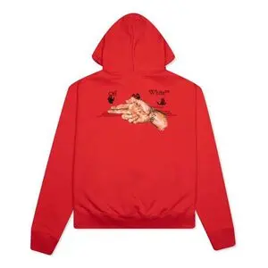 Off-White Pascal Painting Hoodie - Red