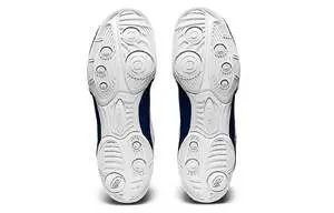 Asics Matflex 6 High Top Wrestling Shoes - White/blue