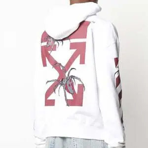 Off-White Spider Arrows Logo Hooded Sweater
