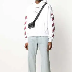 Off-White Spider Arrows Logo Hooded Sweater