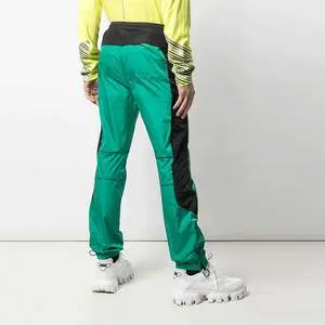 Off-White Ss21 Side Stripe Athleisure Casual Sports Pants Slim Fit Green - Mint