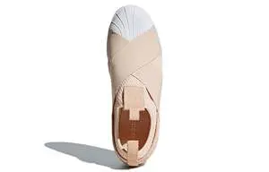 Adidas Superstar Slip On "linen" Athletic Shoes - Pink