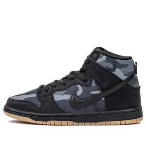 Nike Dunk High Pro Obsidian Camo Sneakers - Black