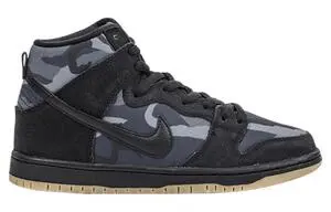 Nike Dunk High Pro Obsidian Camo Sneakers - Black