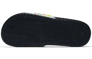 Nike Benassi Slide 'floral Print - Black