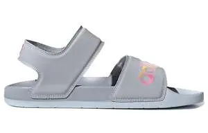 Adidas Adilette Sandal 'halo Silver Iridescent - Greyblue