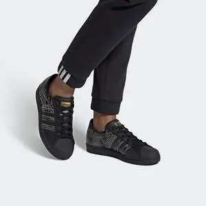 Adidas Superstar Snakeskin Low Top Sneakers