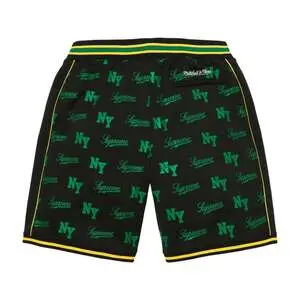 Supreme X Mitchell & Ness Ss26 Monogram Basketball Short - Black