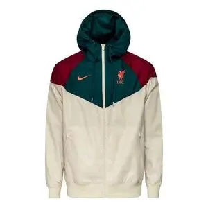 Nike Liverpool Colorblock Hooded Jacket - Creamy