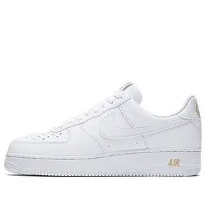 Nike Force 1 Low '07 "leaf Crest Logo - White/gold