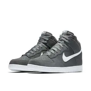 Nike Dunk High Casual Sneakers - Gray/white