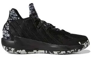 Adidas Dame 7 Gca 'i Am My Own Fan' Sneakers - Black/white