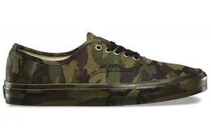 VANS Authentic Mono Print Camo Sneakers