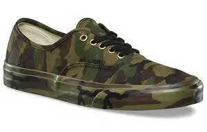 VANS Authentic Mono Print Camo Sneakers