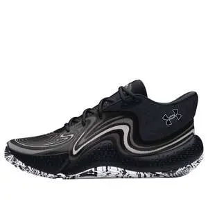 Under Armour Spawn 6 Mid Sneakers - Black/distant Grey/mod Grey