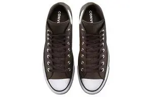 CONVERSE Chuck Taylor All Star Tumbled Leather High Top Sneakers - Brown